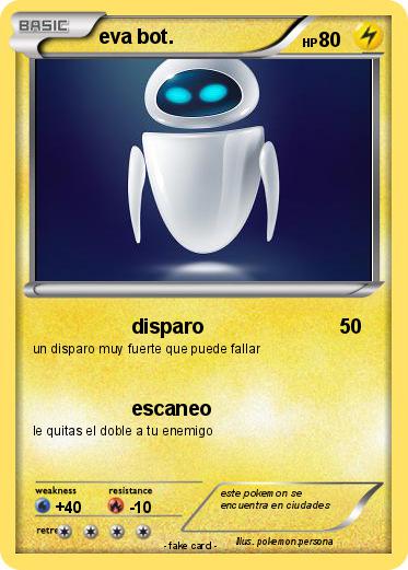 Pokémon eva bot - disparo - My Pokemon Card