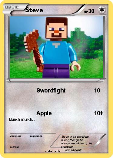 Pokémon Steve 5013 5013 - Swordfight - My Pokemon Card