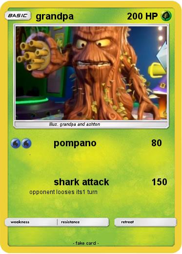 Pokémon grandpa 196 196 - pompano - My Pokemon Card