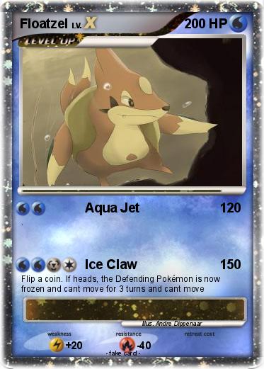 Pokémon Floatzel 38 38 - Aqua Jet - My Pokemon Card