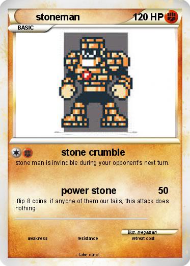 Pokémon stoneman - stone crumble - My Pokemon Card