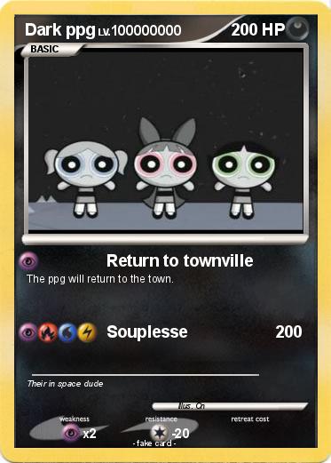 Pokémon Dark ppg - Return to townville - My Pokemon Card