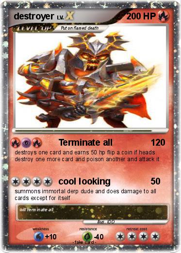 Pokémon destroyer 1016 1016 - Terminate all - My Pokemon Card