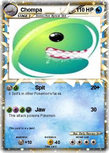 Pokémon Chompa - Spit - My Pokemon Card