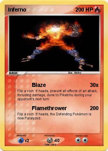 Pokémon Inferno 276 276 - Blaze - My Pokemon Card