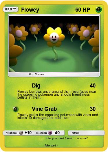 Pokémon Flowey 506 506 - Dig - My Pokemon Card