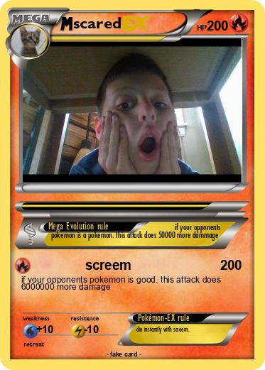 Pokémon scared 172 172 - screem - My Pokemon Card
