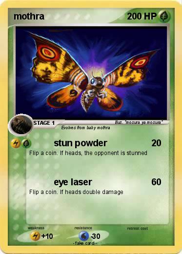 Pokémon mothra 197 197 - stun powder - My Pokemon Card