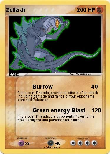 Pokémon Zella Jr - Burrow - My Pokemon Card