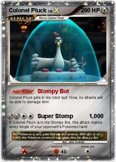 Pokémon Colonel Pluck - Stompy Bot - My Pokemon Card