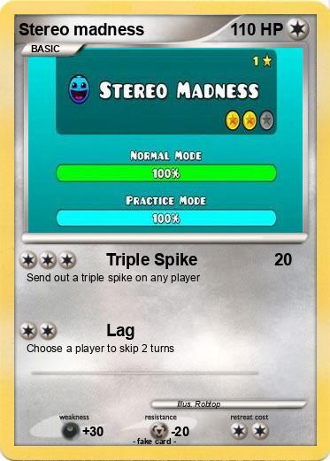 Pokémon Stereo madness 2 2 - Triple Spike - My Pokemon Card