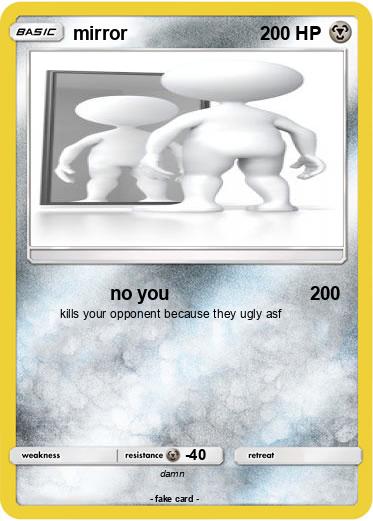 Pokémon mirror 119 119 - no you - My Pokemon Card