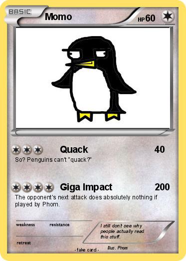 Pokémon Momo 272 272 - Quack - My Pokemon Card