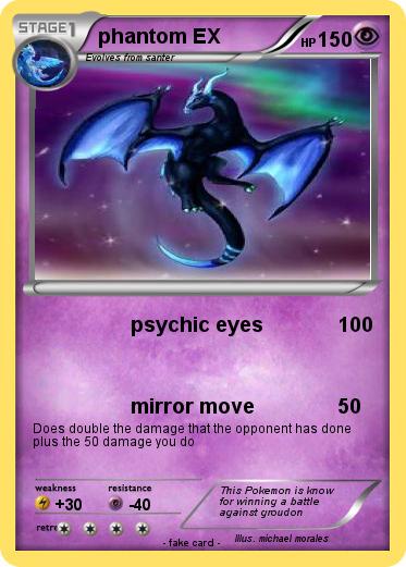 Pokémon phantom EX 5 5 - psychic eyes - My Pokemon Card