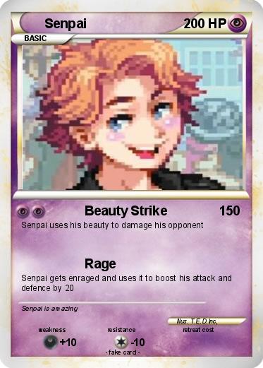 Pokémon Senpai 57 57 - Beauty Strike - My Pokemon Card