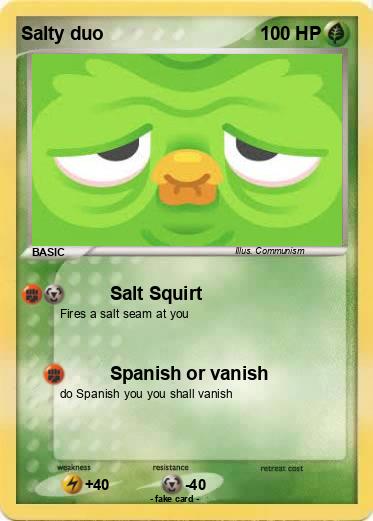 Pokémon Salty duo - Salt Squirt - My Pokemon Card