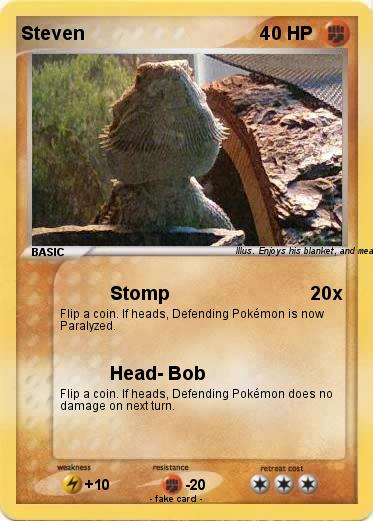 Pokémon Steven 683 683 - Stomp - My Pokemon Card