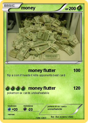 Pokémon money 271 271 - money flutter - My Pokemon Card