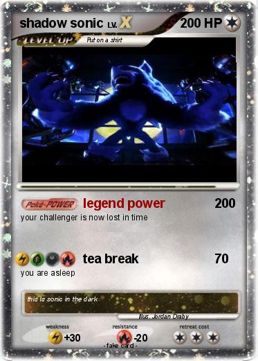Pokémon shadow sonic 40 40 - legend power - My Pokemon Card