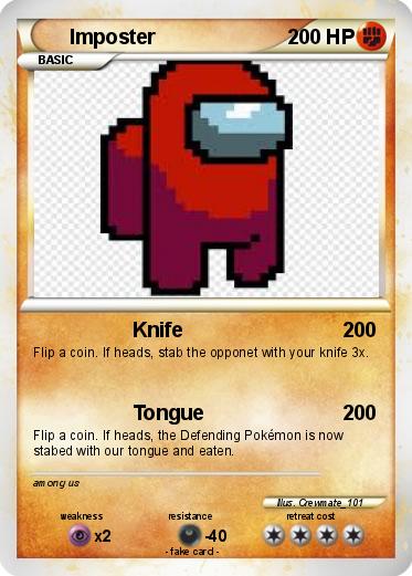 Pokémon Imposter 225 225 - Knife - My Pokemon Card