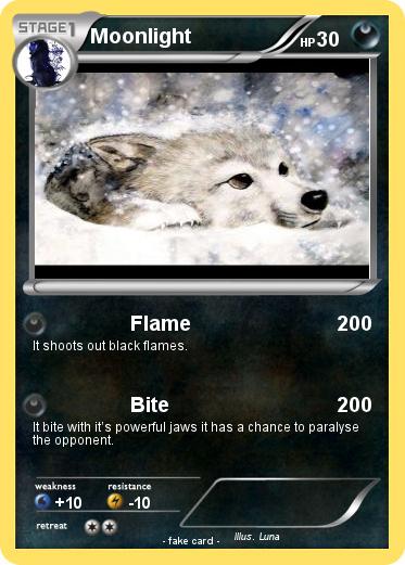 Pokémon Moonlight 90 90 - Flame - My Pokemon Card