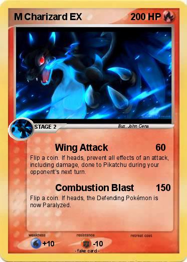 Pokémon M Charizard EX 485 485 - Wing Attack - My Pokemon Card