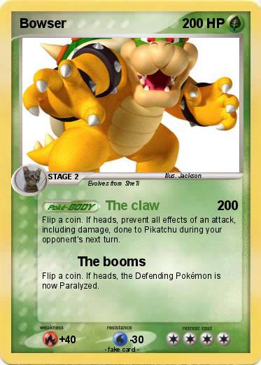 Pokémon Bowser 4720 4720 - The claw - My Pokemon Card