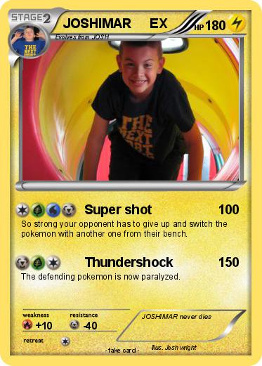 Pokémon JOSHIMAR EX - Super shot - My Pokemon Card