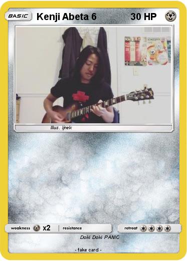 Pokémon Kenji Abeta 6 6 - My Pokemon Card