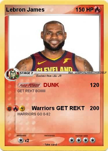 Pokémon Lebron James 602 602 - DUNK - My Pokemon Card