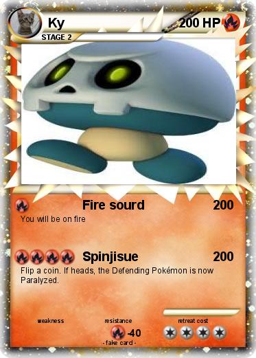 Pokémon 1 21723 21723 - Fire sourd - My Pokemon Card