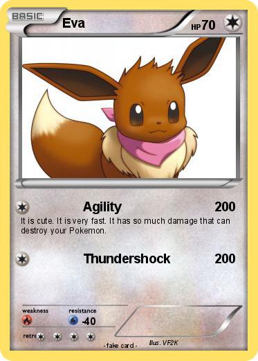 Pokémon Eva 268 268 - Agility - My Pokemon Card
