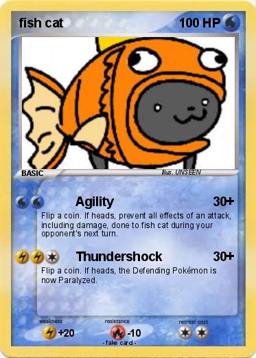 Pokémon fish cat 2 2 - Agility - My Pokemon Card