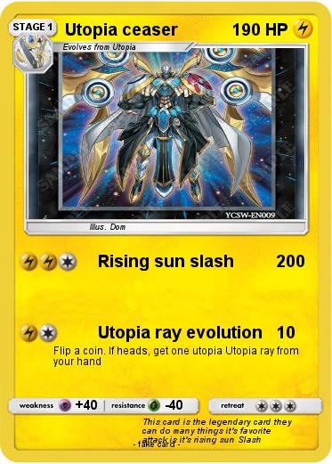 Pokémon Utopia ceaser - Rising sun slash - My Pokemon Card