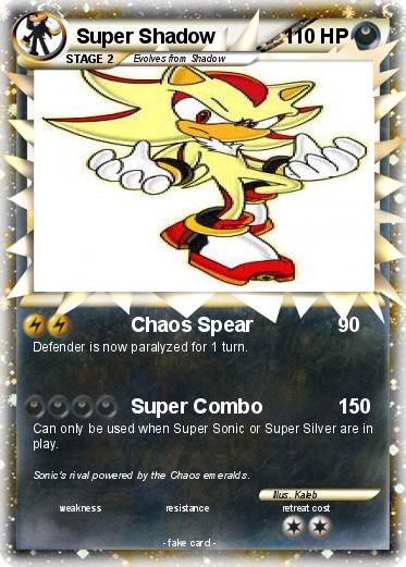 Pokémon Super Shadow 725 725 - Chaos Spear - My Pokemon Card
