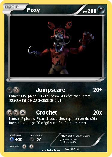 Pokémon Foxy 1561 1561 - Jumpscare - Ma carte Pokémon