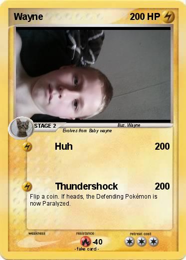 Pokémon Wayne 162 162 - Huh - My Pokemon Card