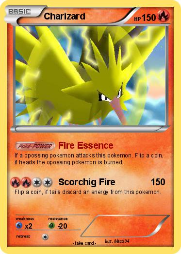 Pokémon Zapdos 1023 1023 - Fire Essence - My Pokemon Card