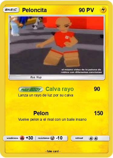 Pokémon Peloncita - Calva rayo - Mi carta pokémon