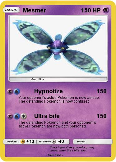 Pokémon Mesmer 2 2 - Hypnotize - My Pokemon Card