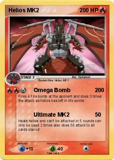 Pokémon Helios MK2 13 13 - Omega Bomb - My Pokemon Card