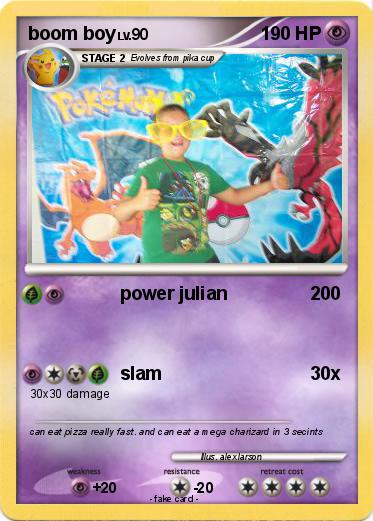 Pokémon boom boy 1 1 - power julian - My Pokemon Card