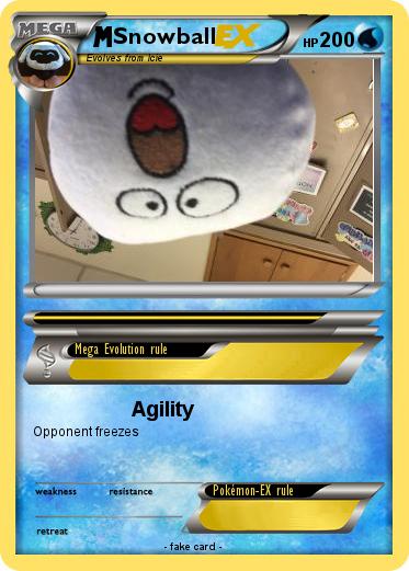 Pokémon Snowball 123 123 - Agility - My Pokemon Card