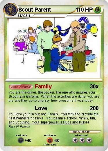 Pokémon Scout Parent - Family - My Pokemon Card