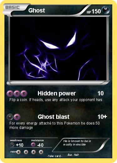 Pokémon Ghost 2965 2965 - Hidden power - My Pokemon Card