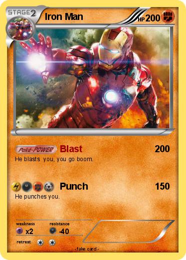 Pokémon Iron Man 1510 1510 - Blast - My Pokemon Card