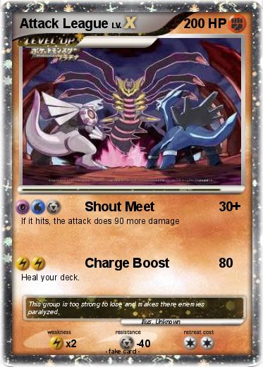 Pokémon Attack League - Shout Meet - My Pokemon Card