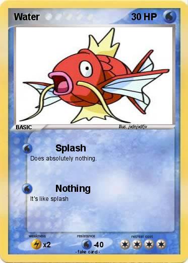 Pokémon Water 939 939 - Splash - My Pokemon Card