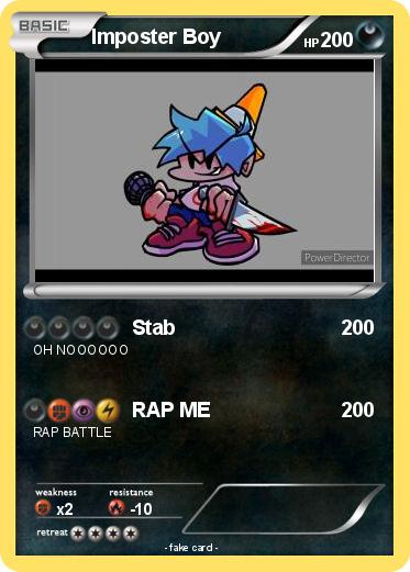 Pokémon Imposter Boy - Stab - My Pokemon Card