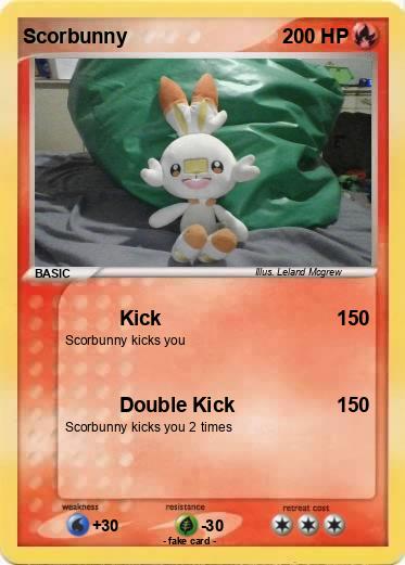 Pokémon Scorbunny 109 109 - Kick - My Pokemon Card